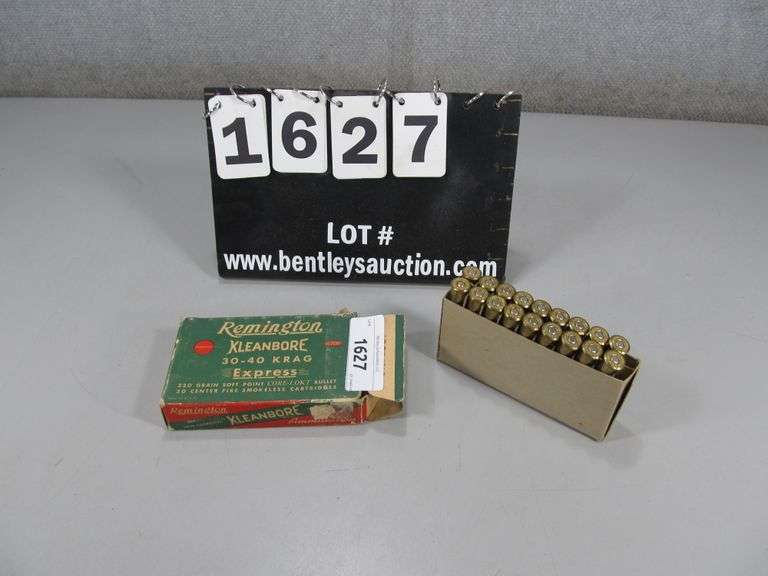 PARTIAL BOX: REMINGTON KLEANBORE 30-40 KRAG EXPRESS 220 GR SOFT POINT ...