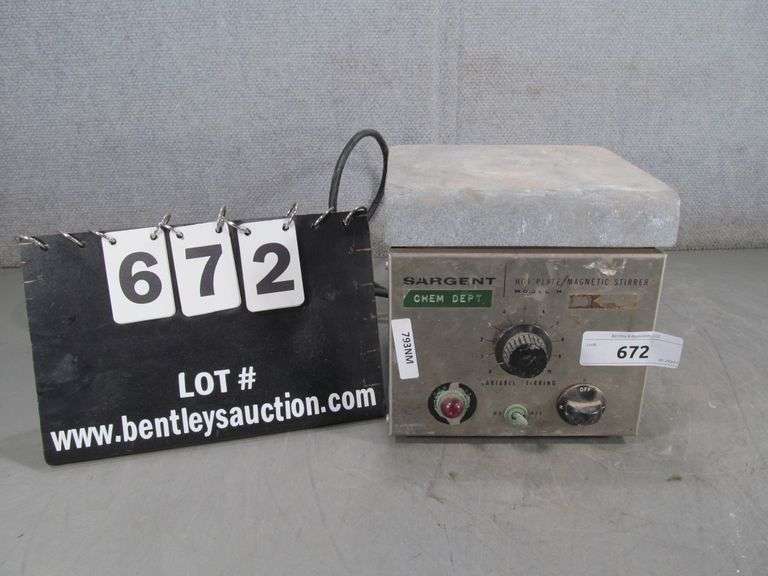 SARGENT MODEL H HOT PLATE MAGNETIC STIRRER - Bentley & Associates, LLC