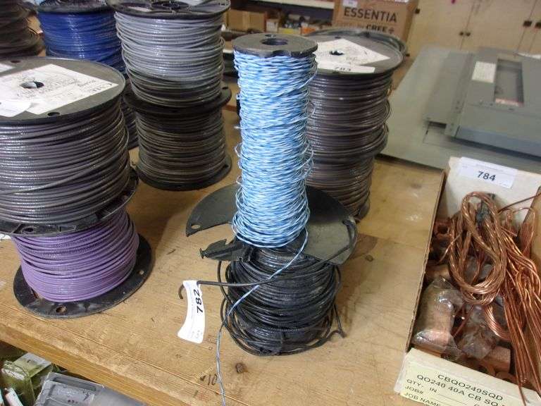 SPOOLS: JUMPER WIRE, 14(?) AWG STRANDED - GRAY (2X MONEY) - Bentley ...