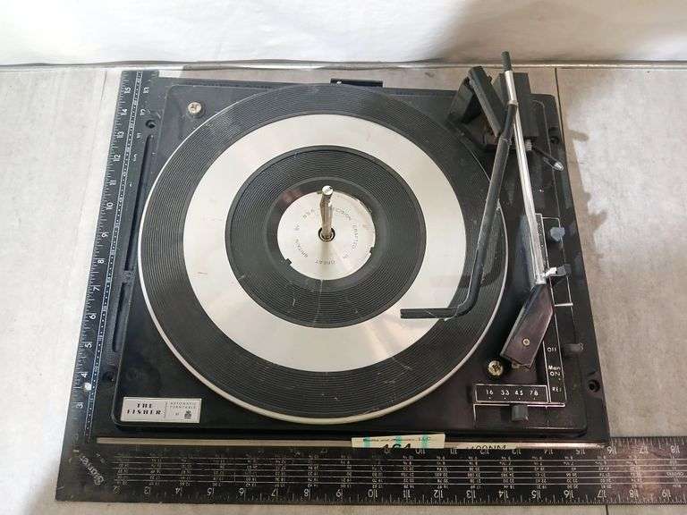THE FISHER AUTOMATIC TURNTABLE - Bentley & Associates, LLC