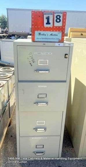 HON FIRE FILE CABINET **NO KEY**, 20"W X 26"D X 53"H - Bentley ...