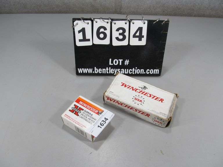 LOT: BOX - WINCHESTER SUPER-X 45 AUTOMATIC CASINGS, PARTIAL BOX ...