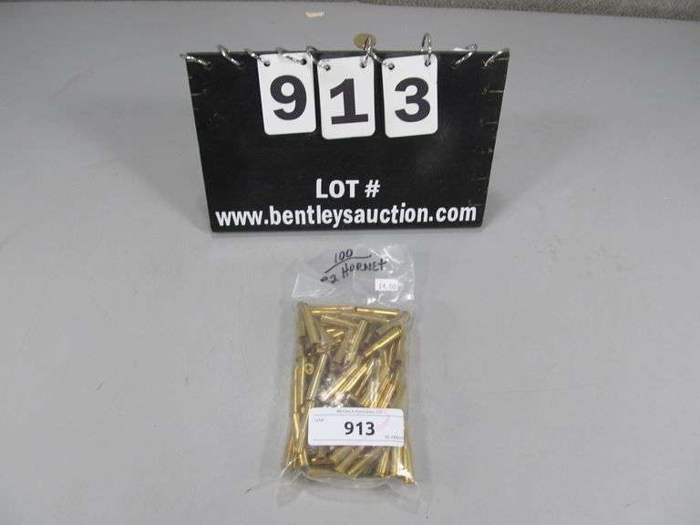 BAG: W-W SUPER 22 HORNET BRASS RIFLE SHELLS - 100 IN BAG - Bentley ...