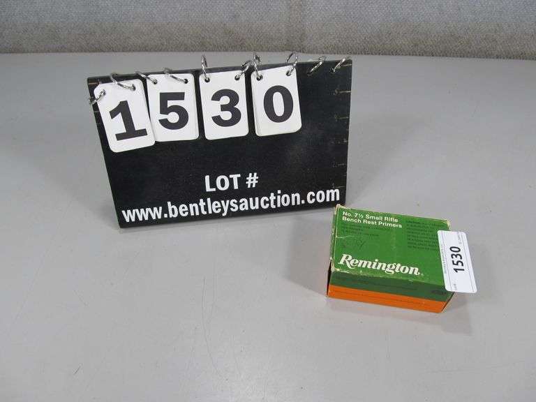 PARTIAL BOX: REMINGTON NO. 7-1/2 SMALL RIFLE BENCH REST PRIMERS ...