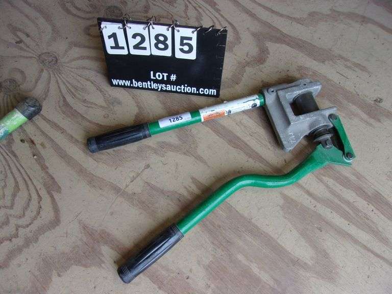 GREENLEE 710 KNOCKOUT PUNCH TOOL/ STUD PUNCH - Bentley & Associates, LLC