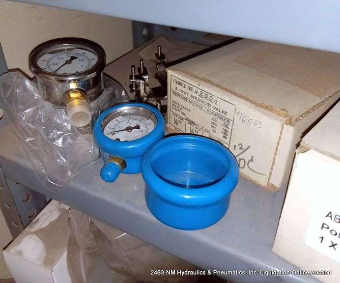 BOXES: ASSORTED SIZES - PRESSURE GAUGES/REGULATORS - Bentley ...