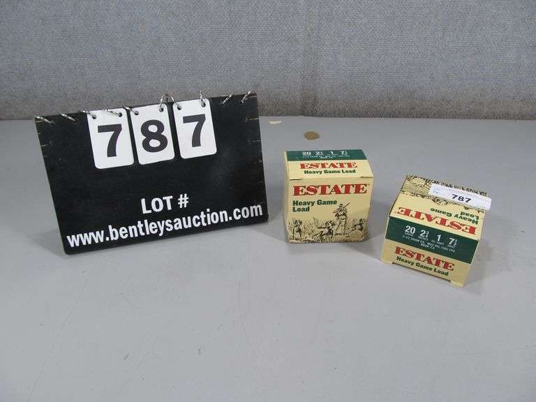 BOXES: ESTATE HEAVY GAME LOAD SHOTGUN SHOTSHELLS, 20 GAUGE, 2-3/4", 1 ...