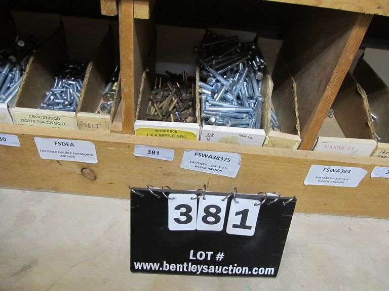 CONTENTS OF BIN: COPPER COATED BOLTS & HEX HEAD BOLTS - Bentley ...
