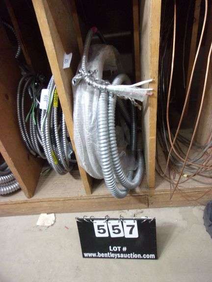 LOT: (20 SIZES OF CONDUIT & WIRE - Bentley & Associates, LLC