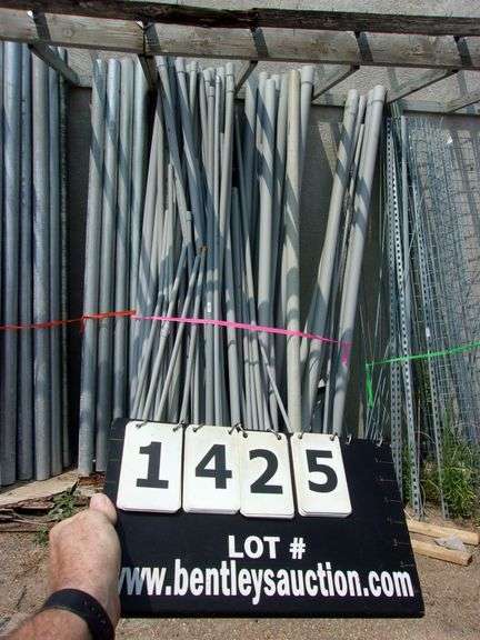 LOT: APPROX. 50 STICKS MIXED SIZE PVC CONDUIT - Bentley & Associates, LLC