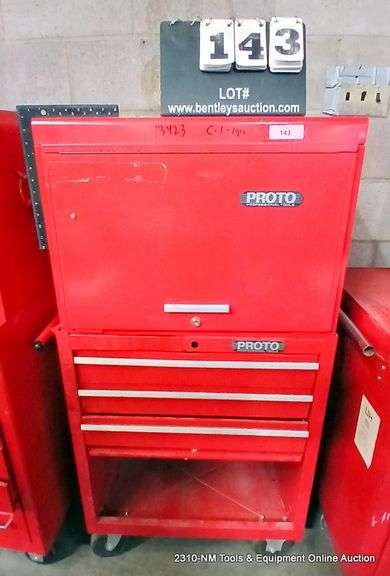 PROTO LIFT-UP DOOR TOOLBOX W/ 12-DRAWER TOOLBOX INSIDE - Bentley ...
