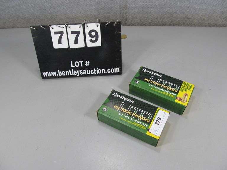 BOXES: REMINGTON HIGH TERMINAL PERFORMANCE PISTOL/REVOLVER BULLETS ...