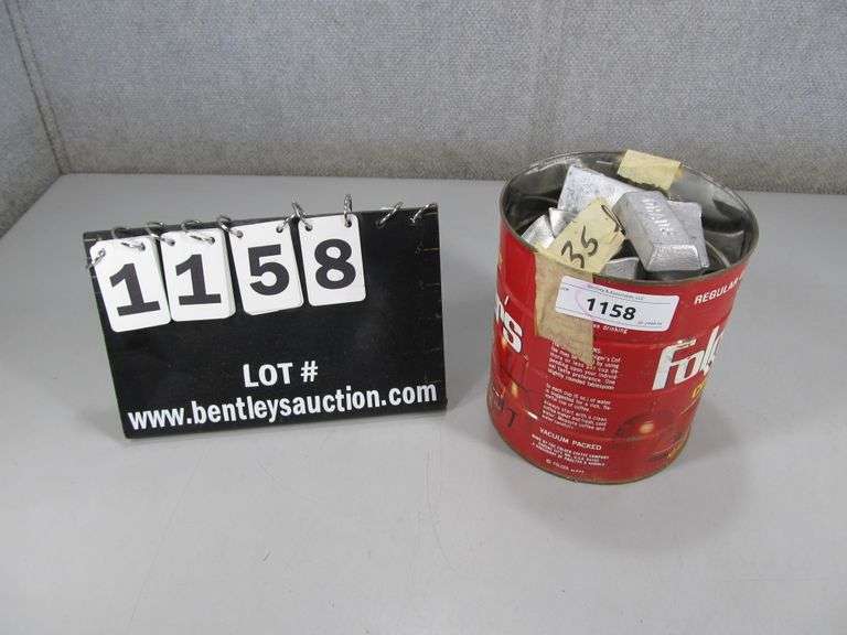 BUCKET: SMALL OHAUS LEAD BRICKS - Bentley & Associates, LLC