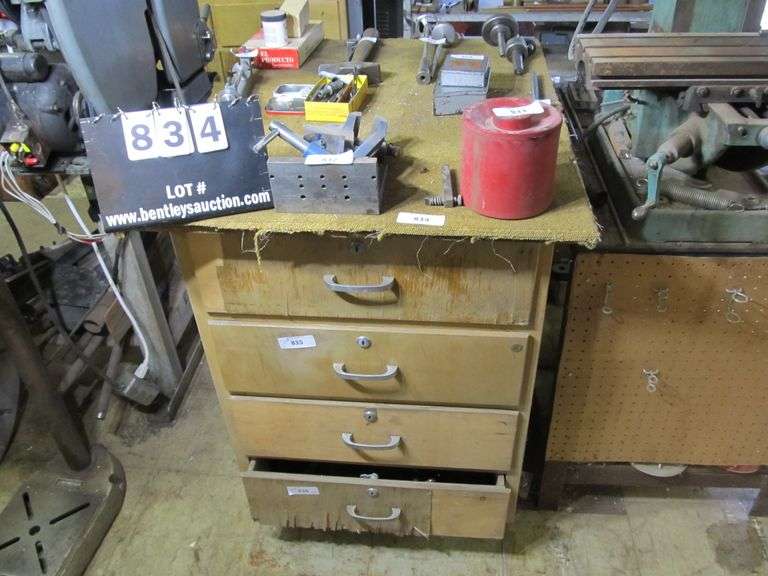 DOUBLE SIDED 6-DRAWER MACHINIST WORK TABLE - Bentley & Associates, LLC