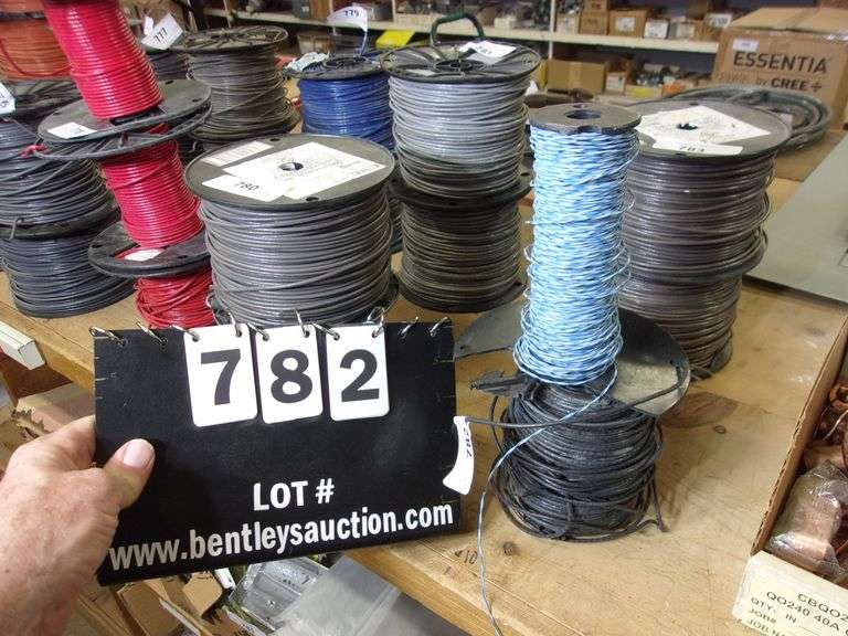 SPOOLS: JUMPER WIRE, 14(?) AWG STRANDED - GRAY (2X MONEY) - Bentley ...