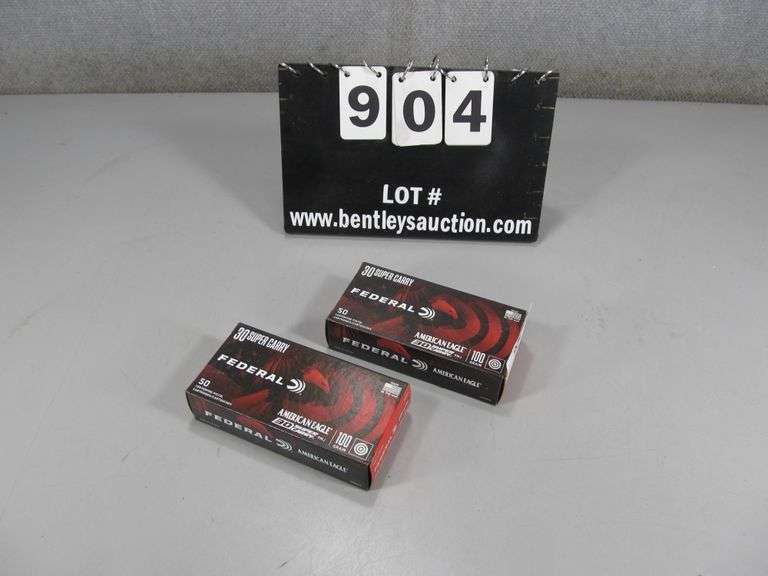 FEDERAL AMERICAN EAGLE 30 SUPER CARRY 100 GRAIN FMJ TARGET CENTERFIRE ...