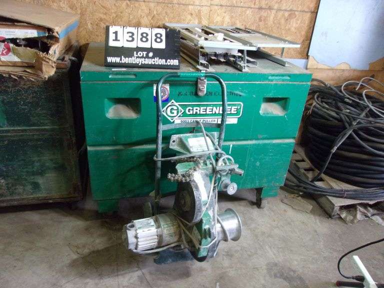 GREENLEE 6003 CABLE TUGGER SYSTEM W/ WINCH ATTACHMENT KIT - Bentley ...