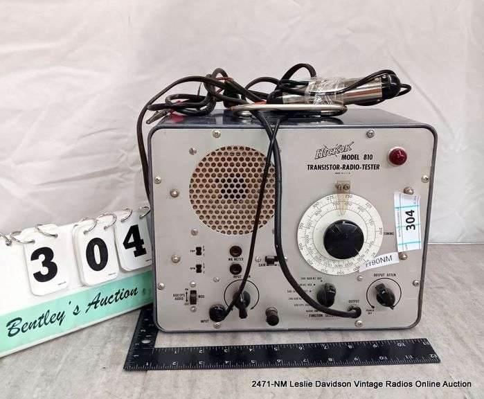 HICKOK 810 TRANSISTOR-RADIO-TESTER - Bentley & Associates, LLC