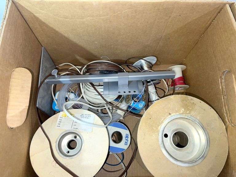 BOX: ASSORTED SPOOL OF WIRE - Bentley & Associates, LLC