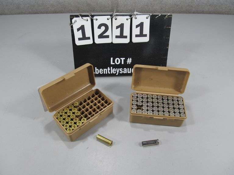 LOT: FRONTIER 357 MAGNUM SILVER JACKETED RELOADED PISTOL CARTRIDGE ...
