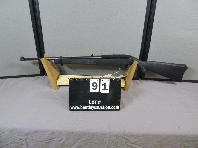 RUGER 10-22 22 LR SEMI-AUTO LONG RIFLE- S/N: 827-10095 - Bentley ...