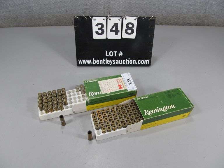 LOT: 1-BOX 357 MAGNUM CASINGS, 1-BOX 38 SPECIAL CASINGS - Bentley ...