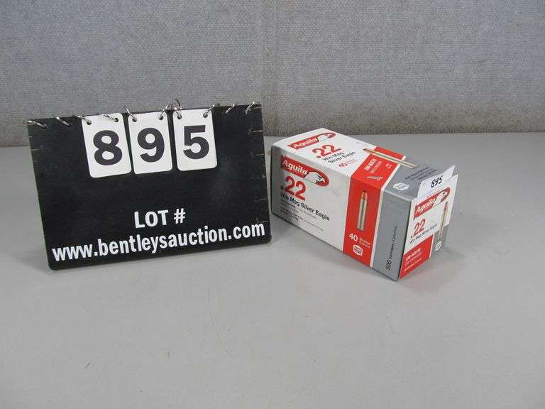 AGUILA .22 WIN. MAG SILVER EAGLE SEMI-JACKETED 40 GRAIN HIGH VELOCITY ...
