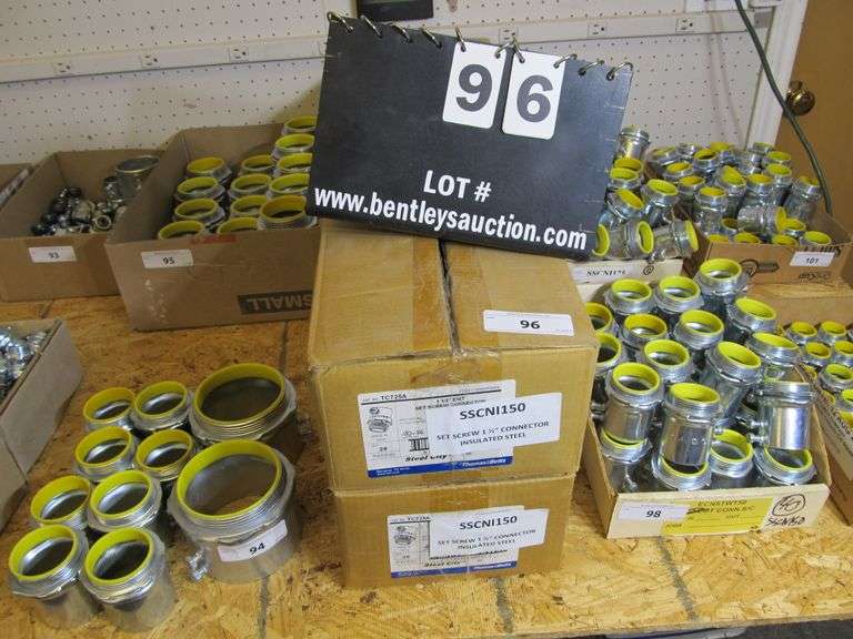 2 BOXES: SET SCREW 1-1/2 CONNECTORS - Bentley & Associates, LLC