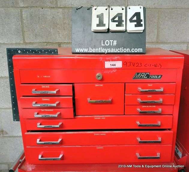 MAC TOOLS 10-DRAWER STORAGE ON BIGGER 10-DRAWER STORAGE - Bentley ...
