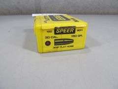 SPEER HOT-COR 2011 30 CAL. 150 GR .308" FLAT NOSE BULLETS - 100 TOTAL ...
