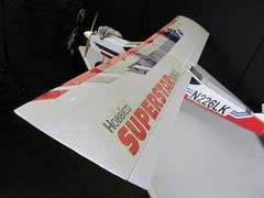 HOBBICO SUPER STAR MKII NITRO GAS POWERED RC AIRPLANE - OS 40 ENGINE ...