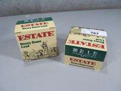 BOXES: ESTATE HEAVY GAME LOAD SHOTGUN SHOTSHELLS, 20 GAUGE, 2-3/4", 1 ...