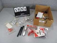 BOX: POWDER FUNNEL, LEE SHELL HOLDER, FRONTIER METAL CLEANER, BLACK ...