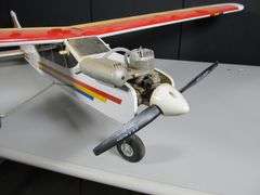 HOBBICO SUPER STAR NITRO GAS POWERED RC AIRPLANE - OS 40 ENGINE - NO ...