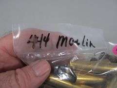 BAG: REMINGTON R-P 444 MARLIN BRASS JACKETED RIFLE CARTRIDGE SHELLS ...