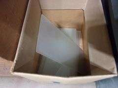 LOT: PLASTIC TUB, BOX GLASS INSERTS - Bentley & Associates, LLC