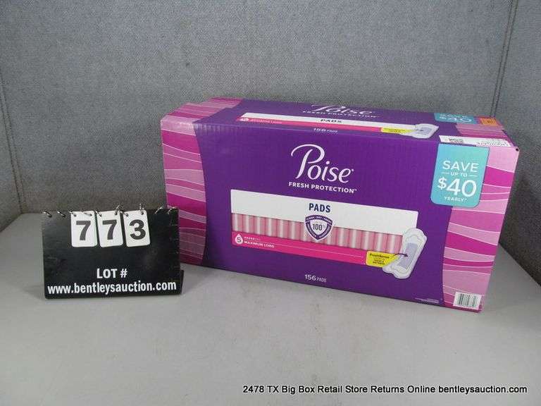 POISE FRESH PROTECTION #5 PADS - Bentley & Associates, LLC