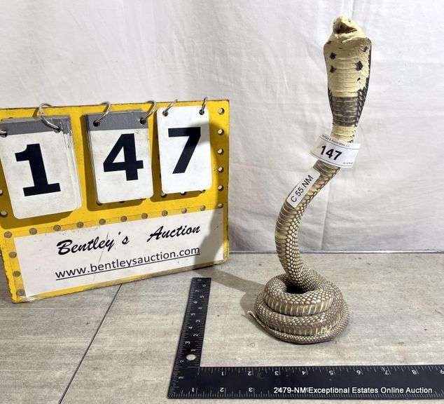 STUFFED COBRA SNAKE - Bentley & Associates, LLC