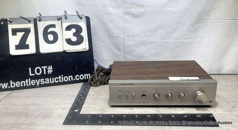 REALISTIC SA-150 INTEGRATED STEREO AMPLIFIER - Bentley & Associates, LLC
