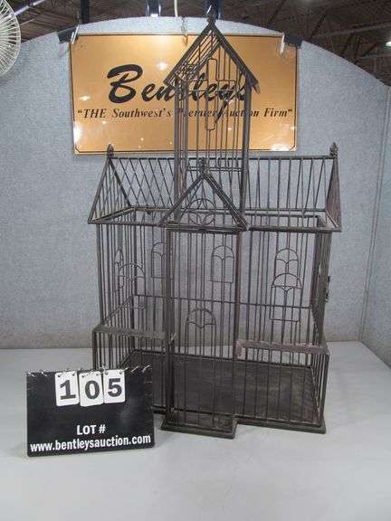 WROUGHT IRON CATHEDRAL DECORATIVE CAGE - Bentley & Associates, LLC