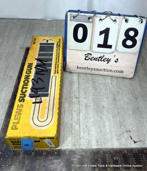 PLEWS 30-118 SUCTION GUN - Bentley & Associates, LLC
