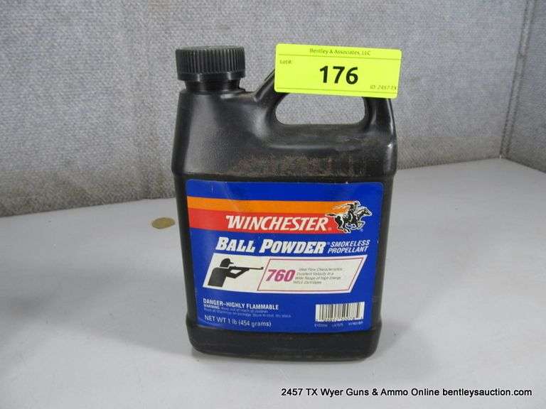 WINCHESTER 760 BALL POWDER - 1# BOTTLE - Bentley & Associates, LLC