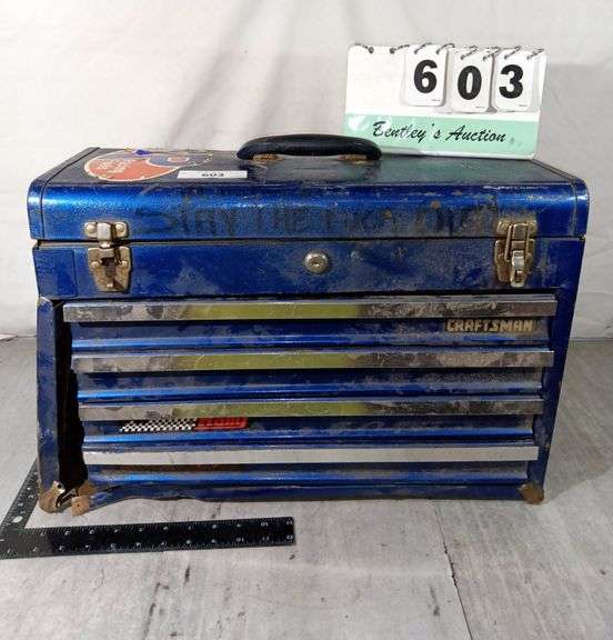 METAL 4-DRAWER TOOL BOX - BROKEN - Bentley & Associates, LLC