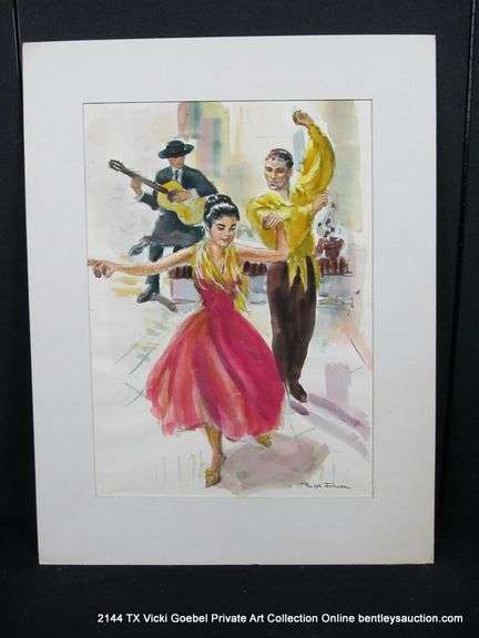 "SPANISH DANCERS" 20X26 - Bentley & Associates, LLC