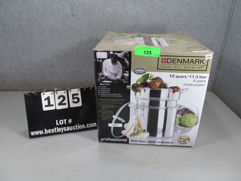 DENMARK COOKWARE 12 QT 4-PIECE MULTI-COOKER - Bentley & Associates, LLC