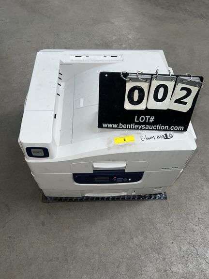 XEROX PHASER 7400 PRINTER - Bentley & Associates, LLC