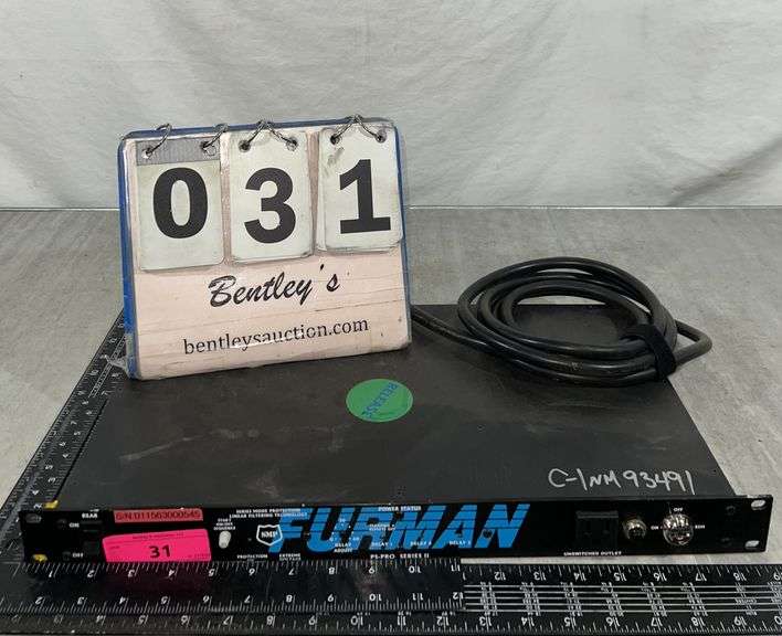 FURMAN PS-PRO SERIES II LINEAR FILTER - Bentley & Associates, LLC