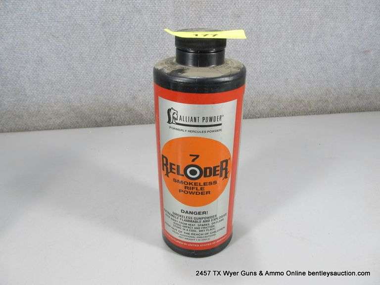 ALLIANT POWDER 7 RELOADER SMOKELESS RIFLE POWDER - 1# BOTTLE - Bentley ...
