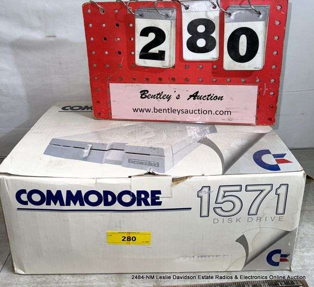 BOX: COMMODORE DISK DRIVE 1571 - Bentley & Associates, LLC