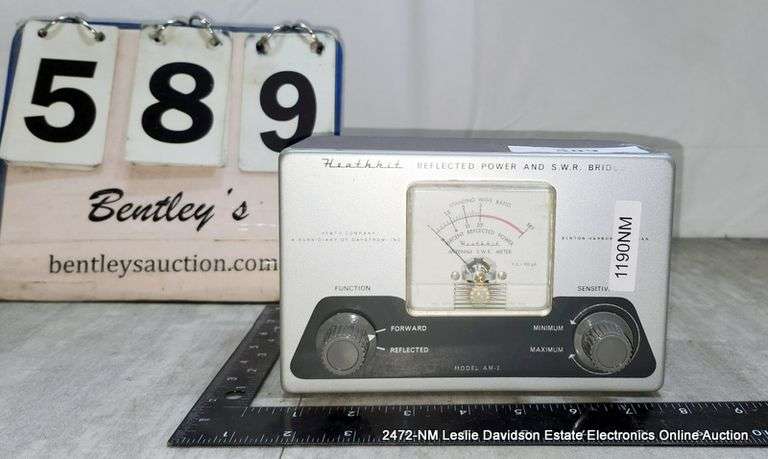 HEATHKIT AM-2 REFLECTED POWER & S.W.R. BRIDGE - Bentley & Associates, LLC